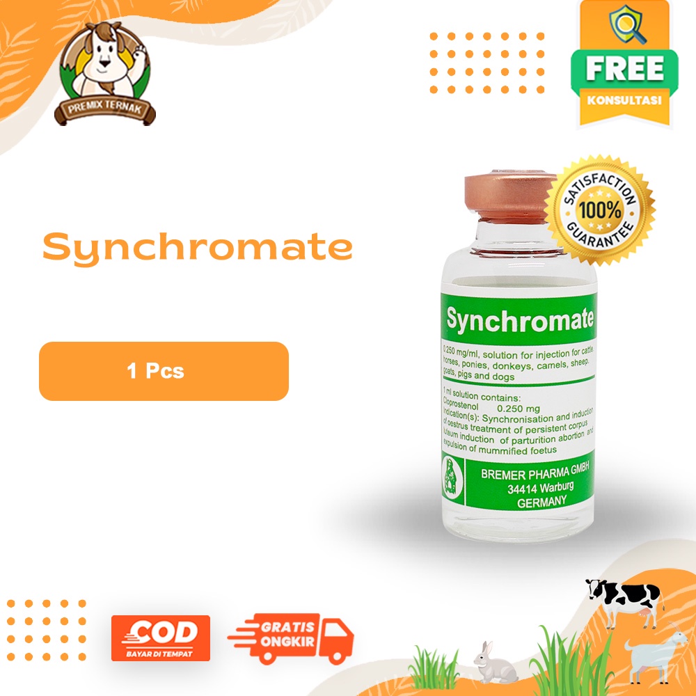 Jual SYNCHROMATE 20ML - Hormon PGF2 untuk Sinkronisasi Estrus dan ...