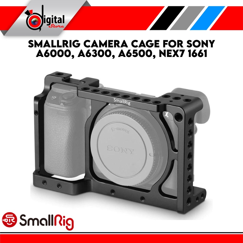 Jual SmallRig Camera Cage For Sony A6000, A6300, A6500, NEX7 1661 ...