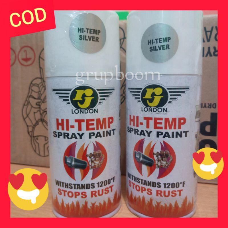 Jual CAT SEMPROT ANTI BAKAR ABU ABU TAHAN PANAS HI TEMP SILVER 150CC ...
