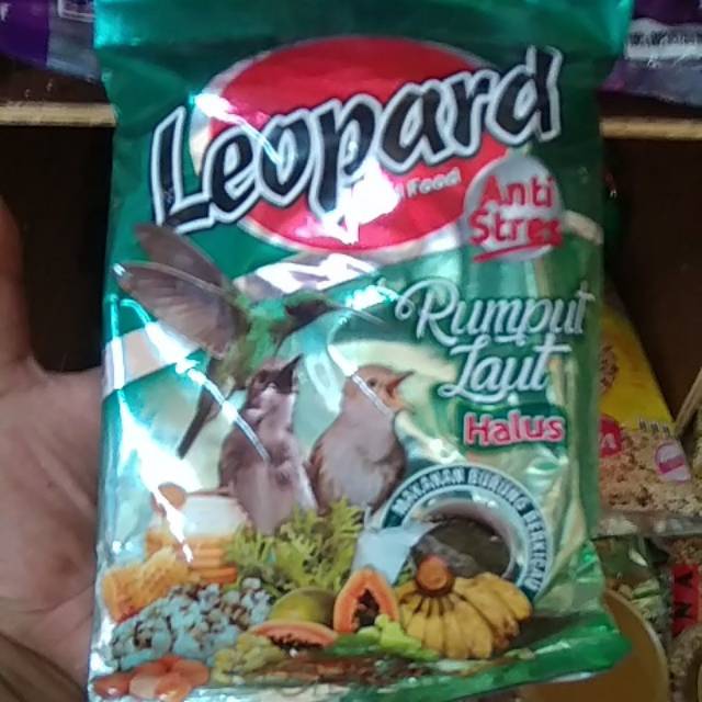 Jual Leopard hijau rumput laut Voer burung halus | Shopee Indonesia