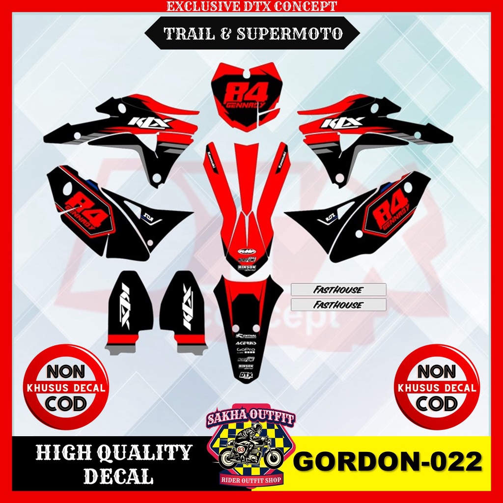 Jual Decal klx gordon decal gordon decal klx gordon full body decal ...