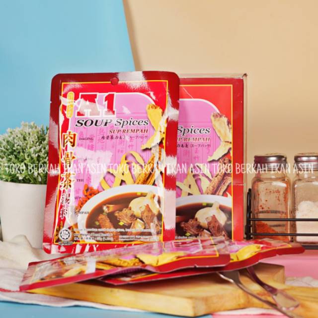 Jual A1 Bakut Teh Soup Spices Bak Kut Teh 35gr Halal / Bumbu Sup Rempah ...