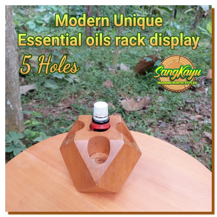 Jual SangKayu Rak Essential Oil Rack Display Unik 005 Tempat Minyak ...