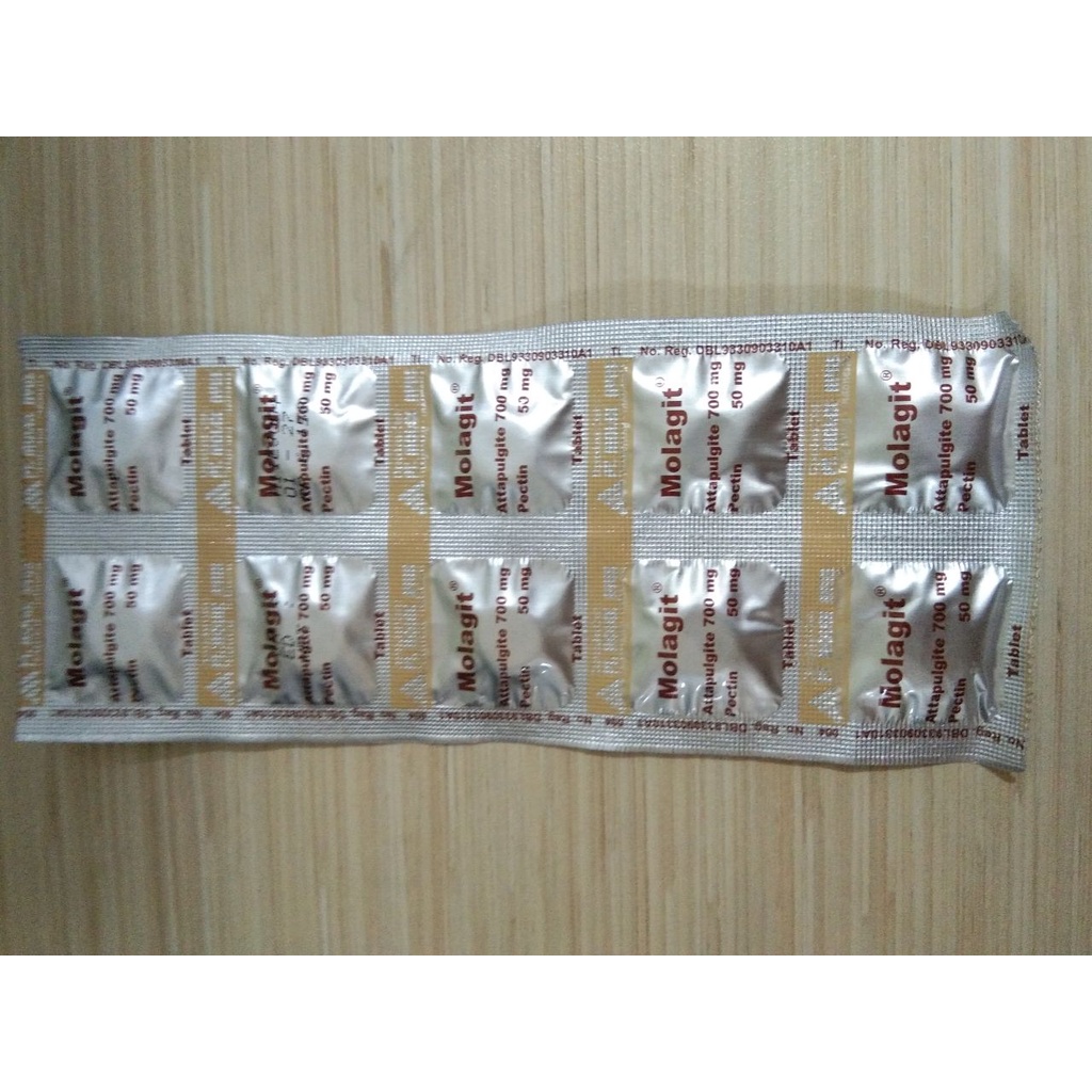 Jual Molagit 1 strip 10tablet untuk diare | Shopee Indonesia
