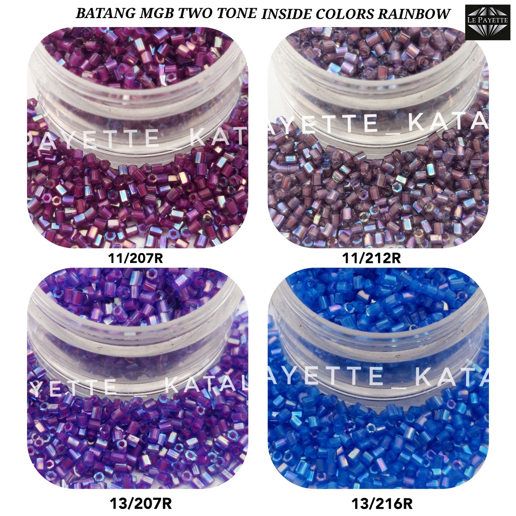 Jual Payet Batang MGB Two Tone Inside Colors Rainbow 11/OC - (11/207R ...