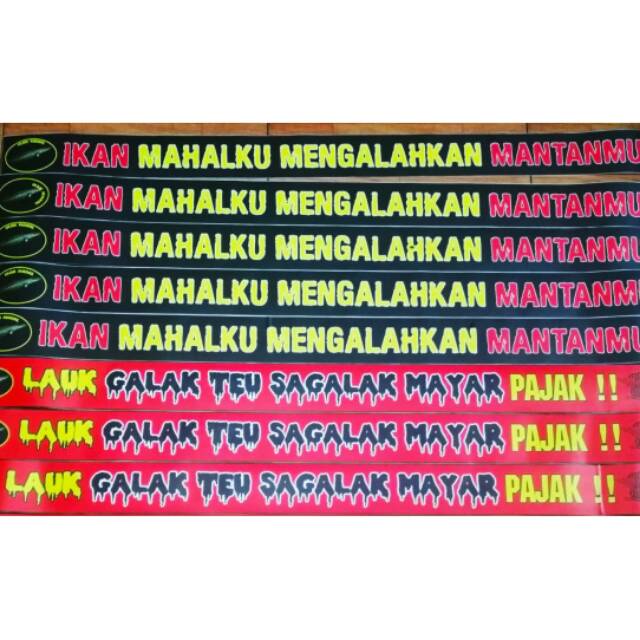 Jual Sticker 100cm untuk tank ikan predator | Shopee Indonesia