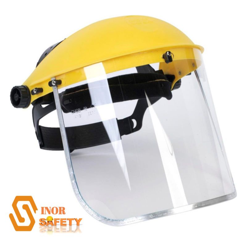 Jual FACESHIELD Helmet APD Medis Gosave Frame List Alumunium Face Shield | Shopee Indonesia
