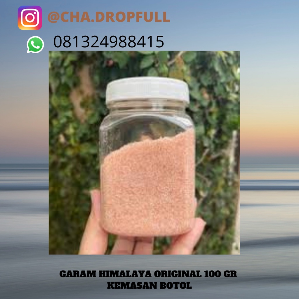 Jual GARAM HIMALAYA 100 ORIGINAL KEMASAN BOTOL | Shopee Indonesia