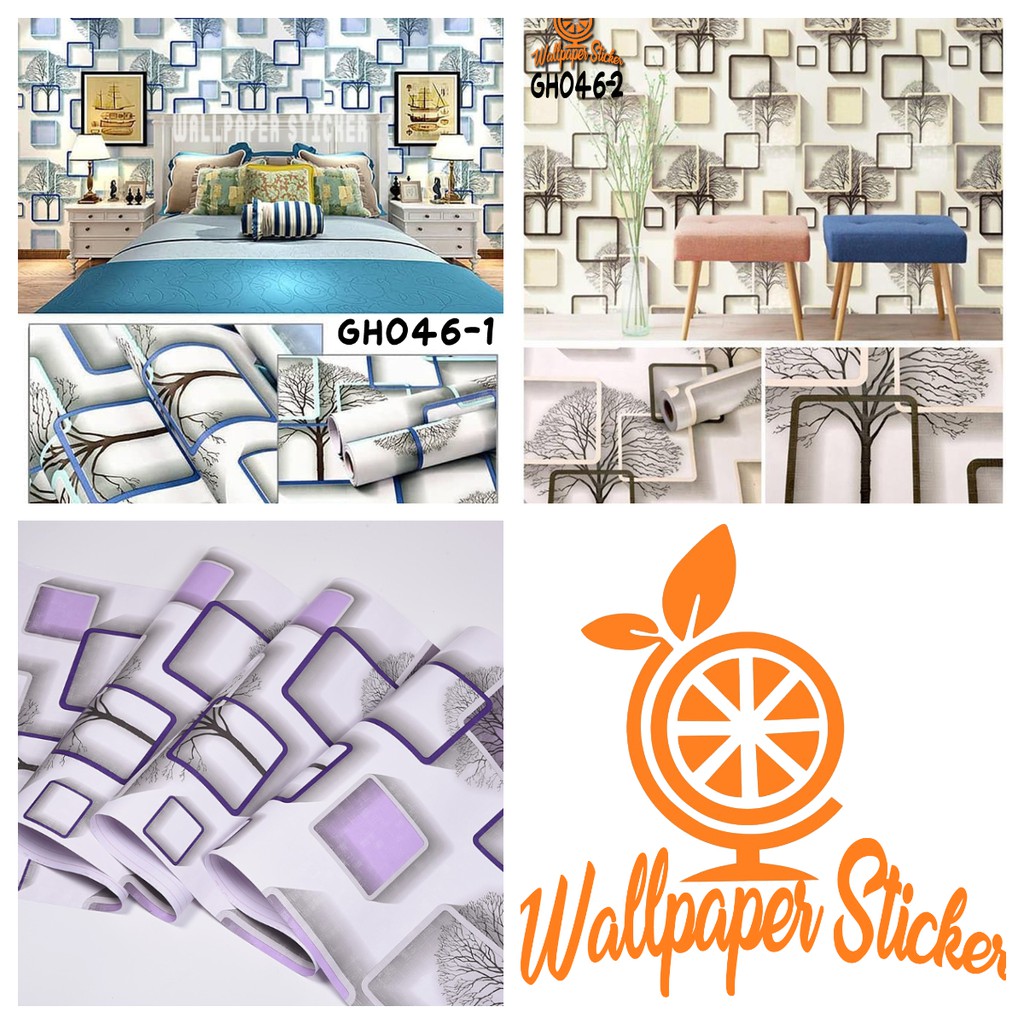 Jual Orange Official Shop wallpaper stiker dinding Wallstiker ruang ...