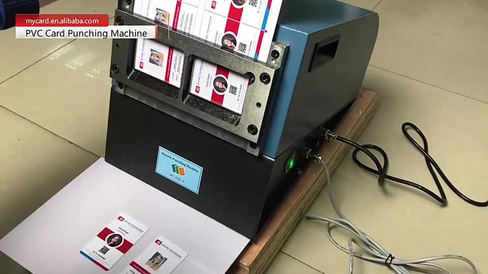 Jual ID Card Cutter Electric Machine, Mesin Plong ID Card PVC Elektrik ...