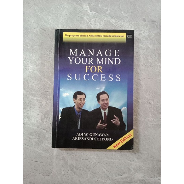 Jual Manage Your Mind for Success - Adi W. Gunawan & Ariesandi Setyono | Shopee Indonesia