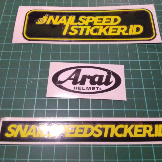 Jual Sticker printing helmet logo ARAI 6,5cm | Shopee Indonesia