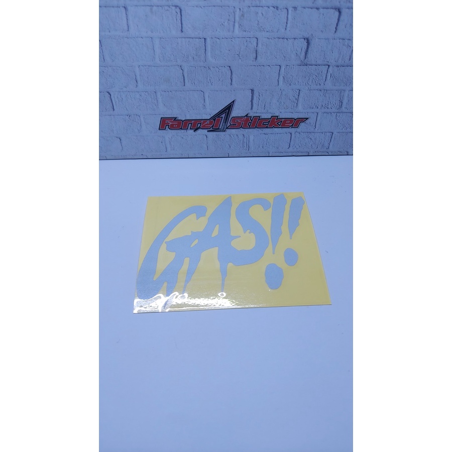Jual Stiker Gas!! sticker Cutting GAS | Shopee Indonesia