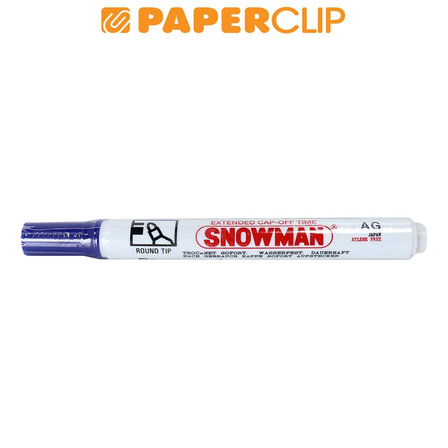 Jual SPIDOL SNOWMAN PERMANENT AG-12 BLUE | Shopee Indonesia