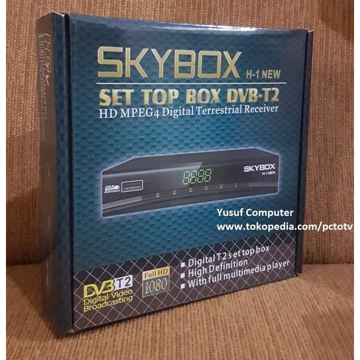 Jual NEW Set Top Box DVB-T2 dan Media Player Skybox Mini - Pakai Antena ...