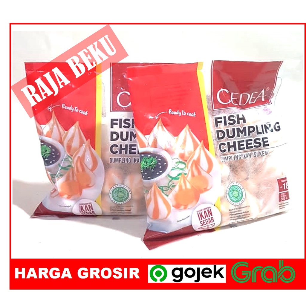 Jual CEDEA FISH DUMPLING CHEESE 500gr / DUMPLING ISI KEJU HALAL SHABU ...