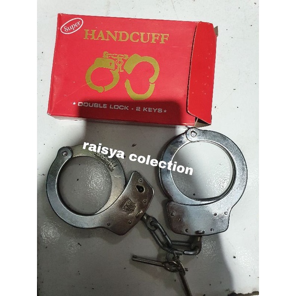 Jual borgol tangan besi / borgol tangan / borgol satpam | Shopee Indonesia