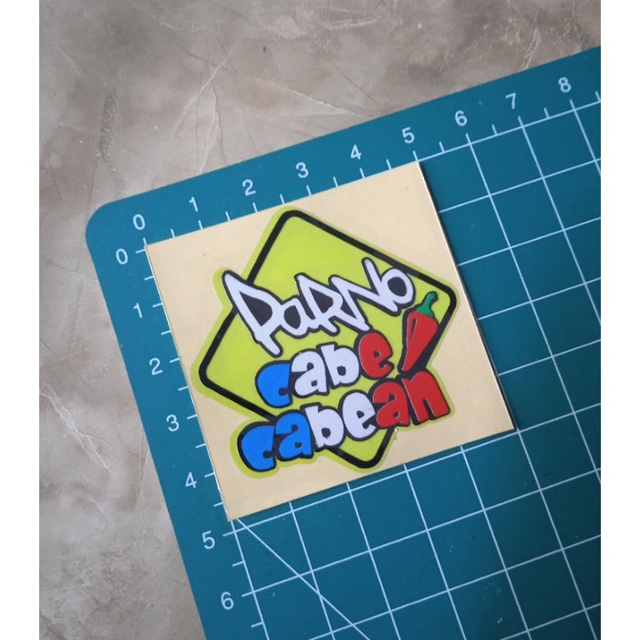 Jual stiker cutting parno cabe cabean sticker sugoi | Shopee Indonesia