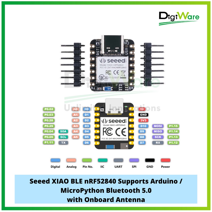 Jual Seeed XIAO BLE nRF52840 Supports Arduino / MicroPython Bluetooth 5 ... Jual Seeed XIAO BLE nRF52840 Supports Arduino / MicroPython Bluetooth 5 ...