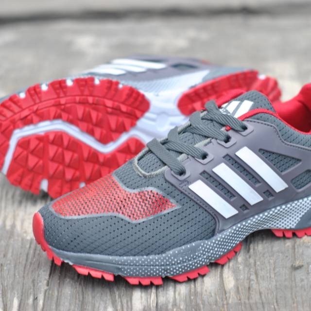Jual SEPATU OLAHRAGA ADIDAS MARATHON RUNING GREY | Shopee Indonesia