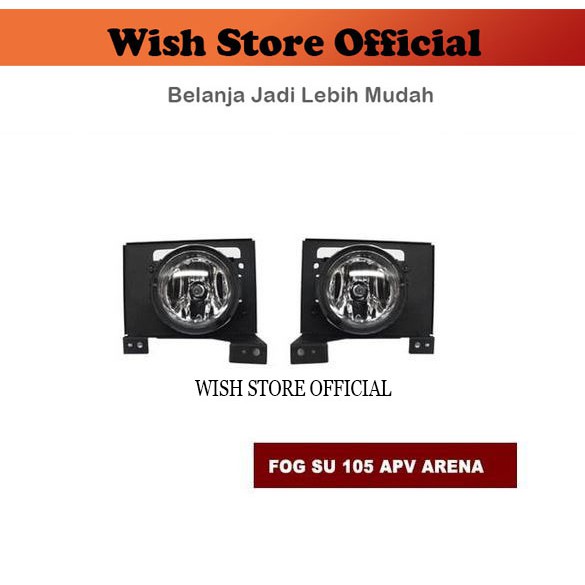 Jual FOGLAMP / LAMPU KABUT PENTAIR SU105 SUZUKI APV ARENA 2007 2008 SET FOG LAMP Bemper Bumper ...