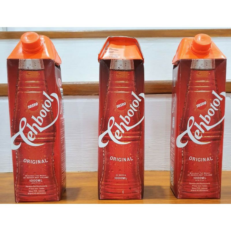 Jual Teh Botol Original Sosro Kotak 1Lt | Shopee Indonesia