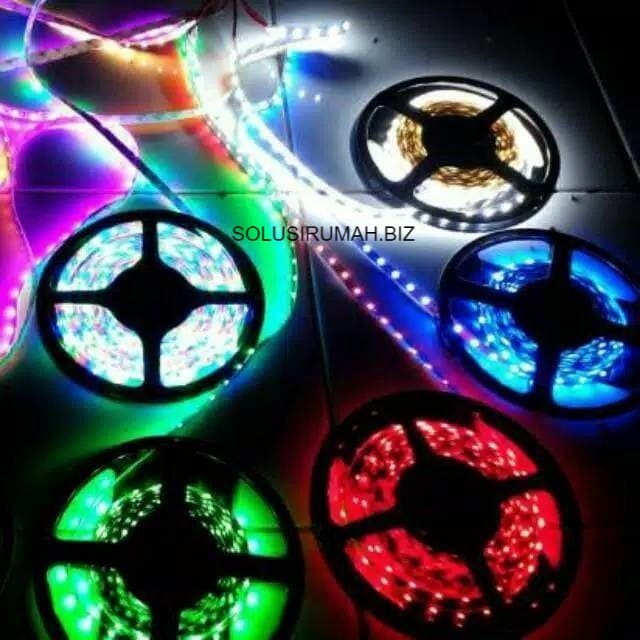 Jual LED Strip 1m 3258 outdoor dc 12v 12 v dc12v lampu strep warna 1 ...
