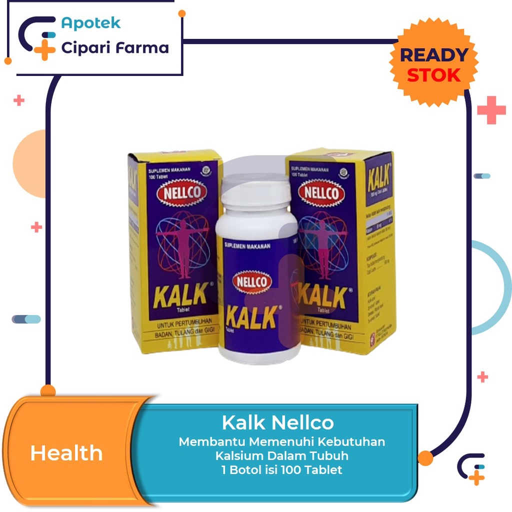 Jual Kalk Nellco Suplemen Kalsium Ibu Hamil | Mencegah Keropos Tulang ...