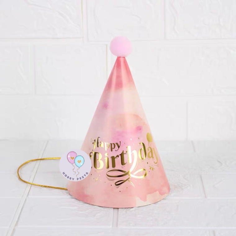 Jual TOPI ULANG TAHUN KERUCUT MIX MOTIF / TOPI ULTAH / TOPI PESTA ...