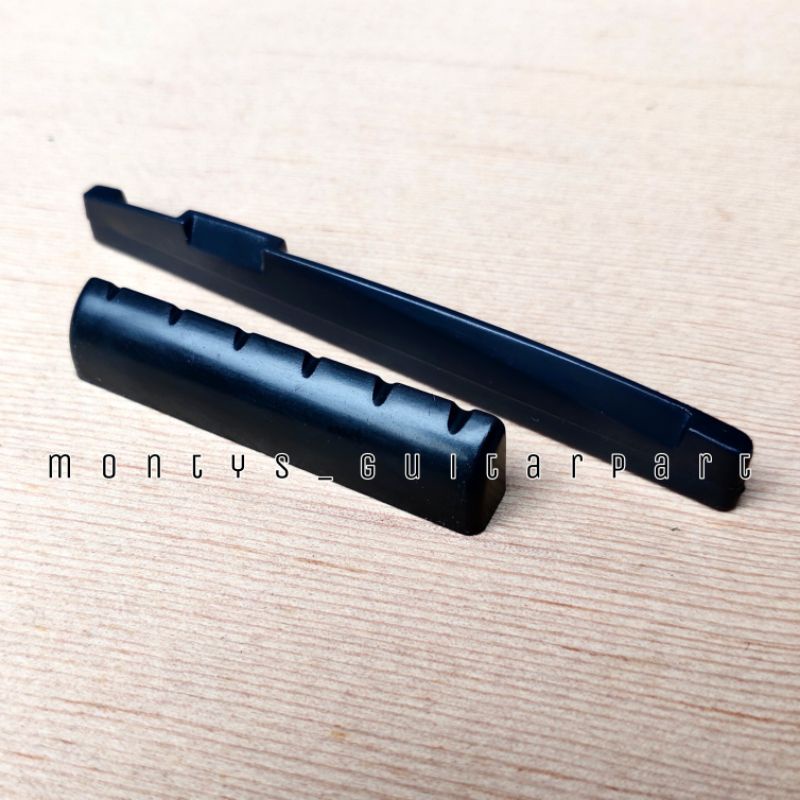 Jual Saddle Nut Gitar Akustik Set Warna Hitam Impor | Shopee Indonesia