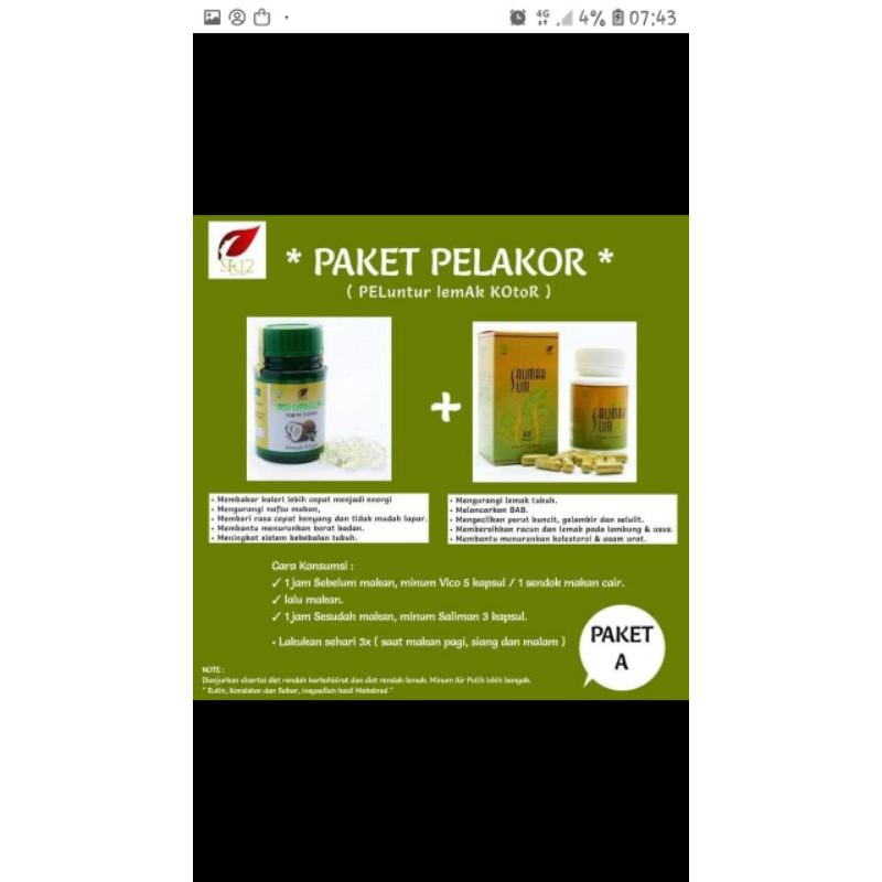 Jual Paket Pelakor ( Peluntur Lemak Kotor) | Shopee Indonesia