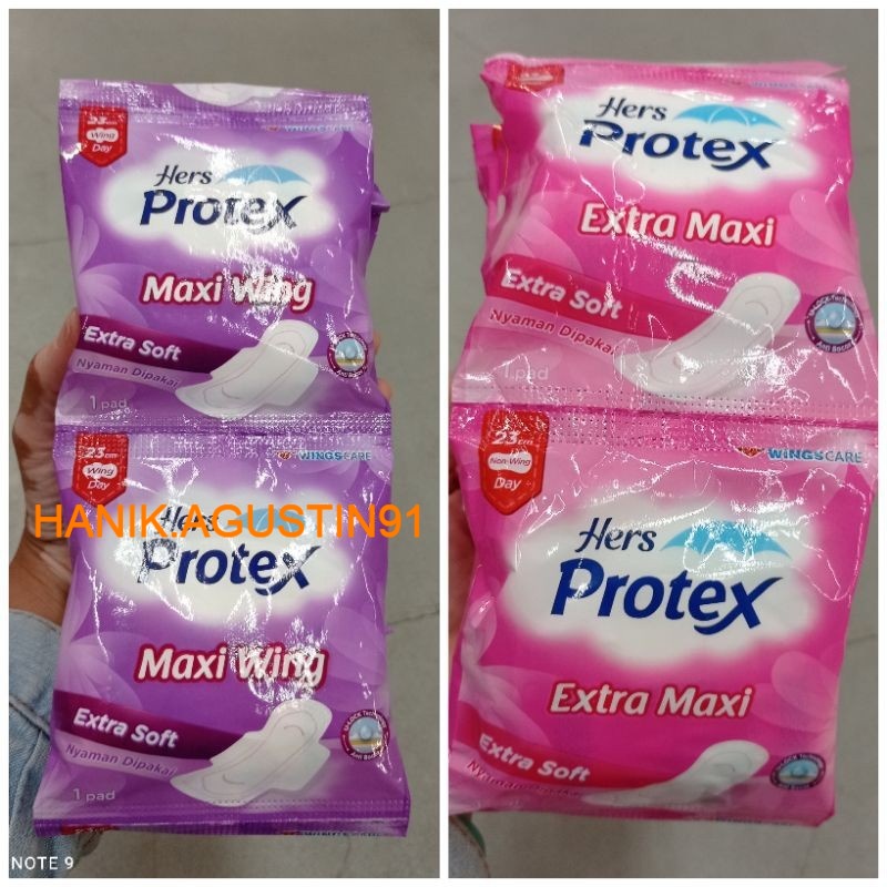 Jual HERS PROTEX MAXI/MAXI WING RENCENG isi 10 SACHET | Shopee Indonesia