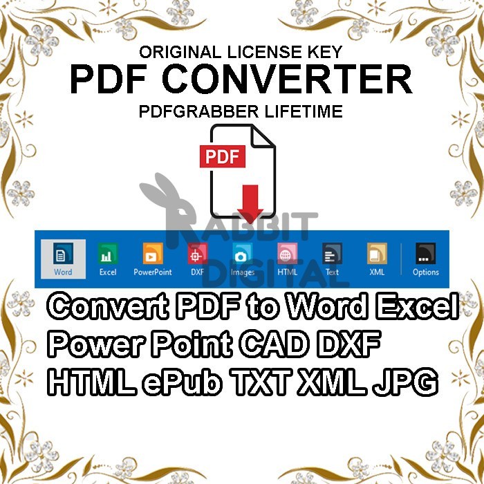 Jual PDF Converter To CAD, DXF,HTML,JPG - Konversi PDF ke Berbagai ...
