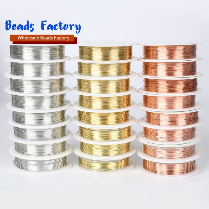 Jual Bahan craft 1 Roll kawat tembaga Sturdy Copper Wire The Jewelry ...