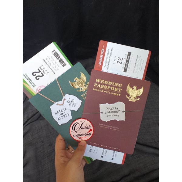 Jual UNDANGAN PASSPORT | Shopee Indonesia