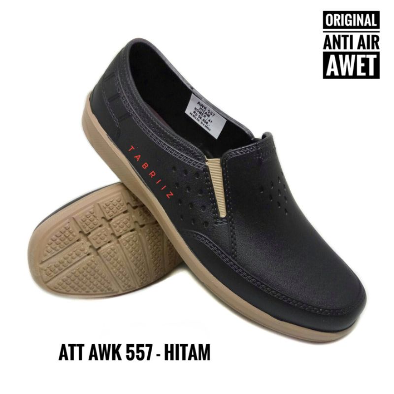 Jual Sepatu Pantofel karet pria ATT Sepatu Karet ATT 557 578 HITAM DAN ...
