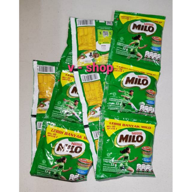 Jual Susu Milo Activ Go Sachet 22gr (5 sachet) | Shopee Indonesia