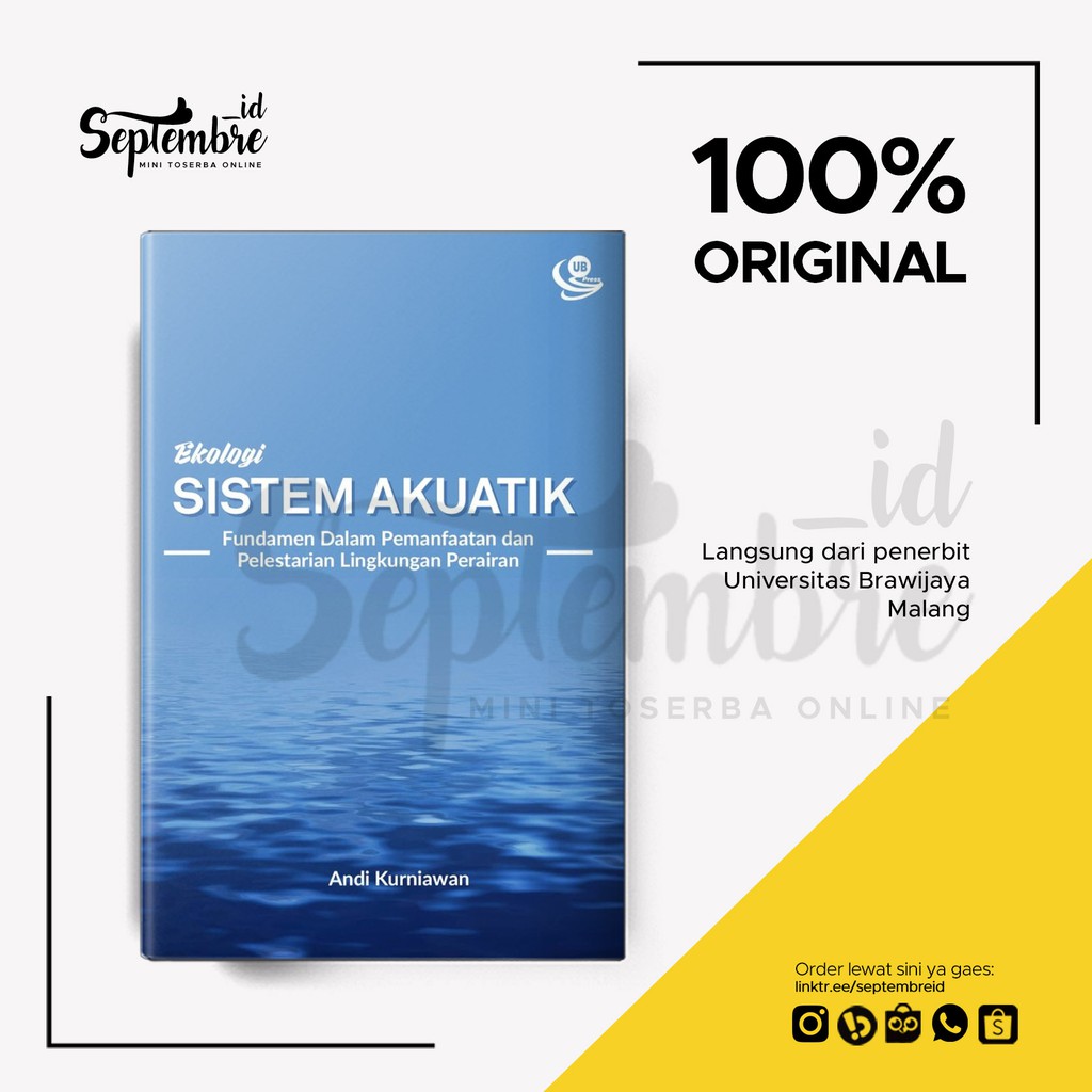 Jual Buku Ekologi Sistem Akuatik Buku Perikanan Dan Kelautan Shopee