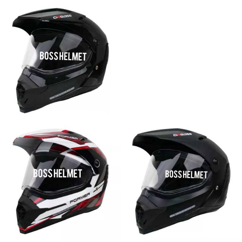 Jual HELM CARGLOSS FSM CR Former Helm Full face | Shopee Indonesia