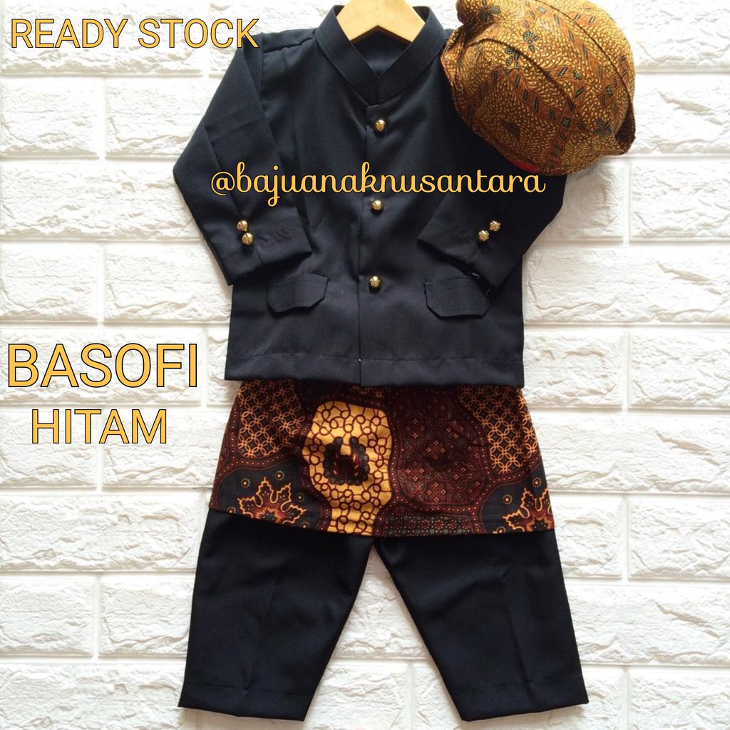 Jual Set Beskap Anak Celana / Basofi anak READY STOCK | Shopee Indonesia