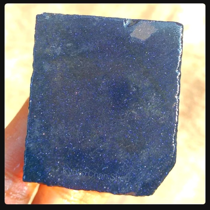 Jual ORIGINAL PASIR INTAN BIRU NATURAL ROUGH BEST QUALITY | Shopee ...