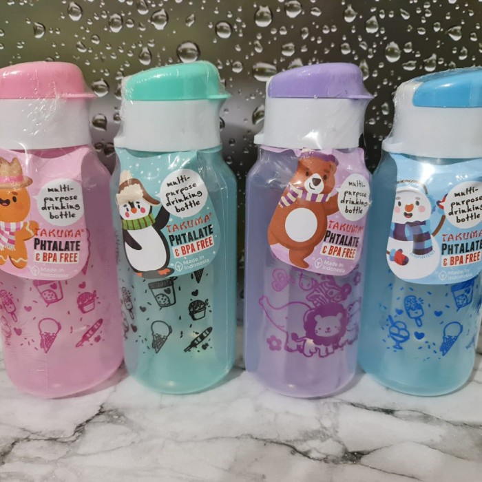 Jual Botol Minum Fliptop Takuma 500ml Karakter Tempat Minum Lucu W20 ...