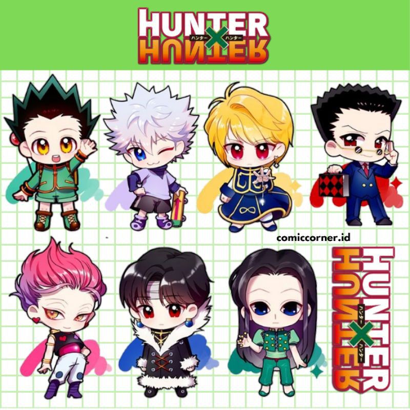 Jual Stiker hxh 2/ sticker hunterxhunter / sticker gon / sticker killua ...
