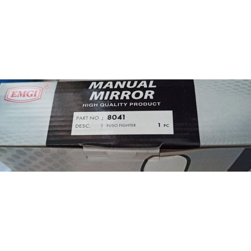 Jual 1 Pc Kaca Spion EMGI 8041 Fuso Fighter RH Manual Hitam | Shopee ...