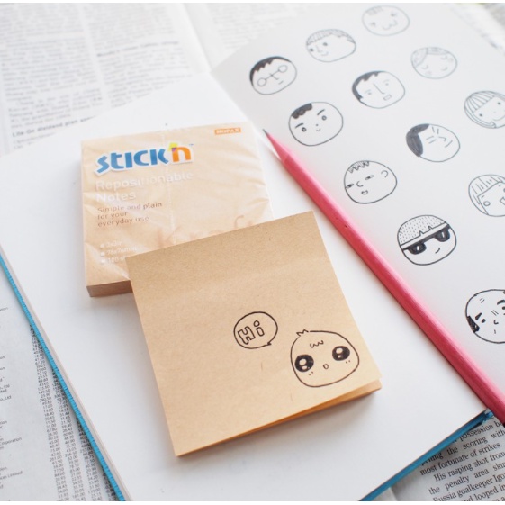 Jual Stick'N Sticky Notes Kraft / Kertas Coklat stick note | Shopee ...