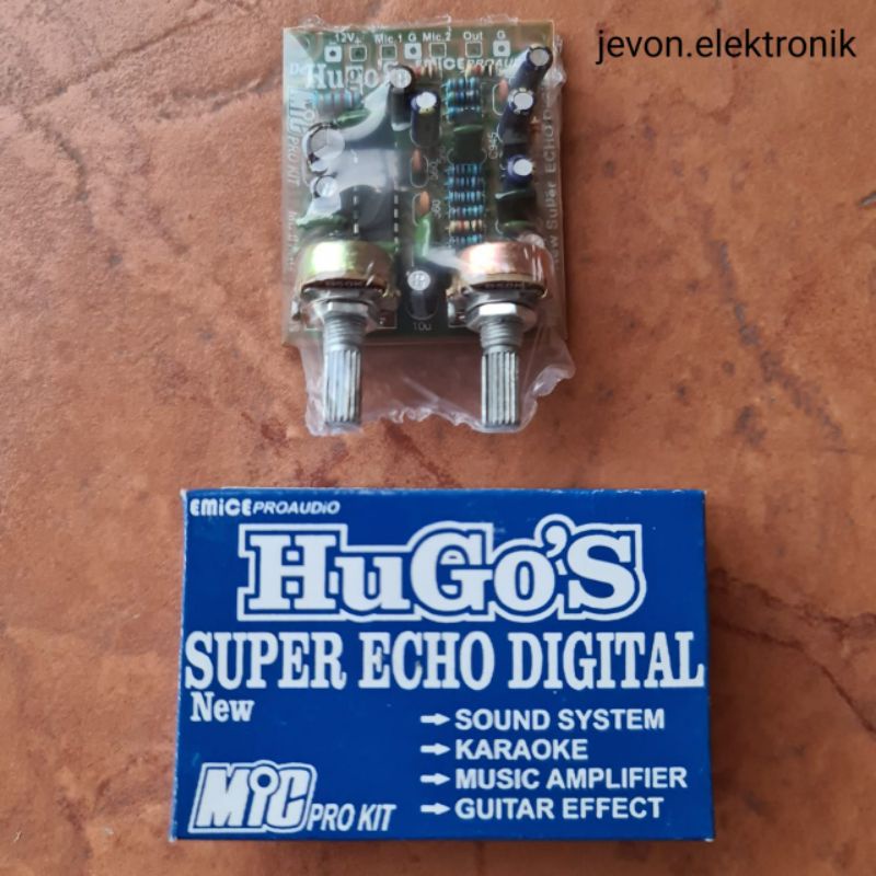 Jual Hugos Super Echo Digital Mic Pro Kit Sound System | Shopee Indonesia