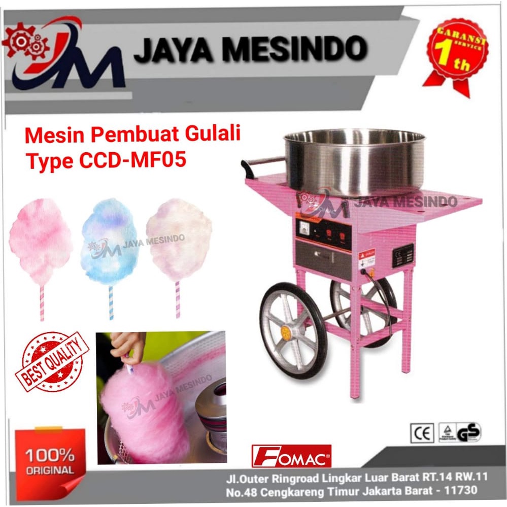 Jual Mesin Pembuat Gulali/Gas Candy Floss Machine CCD-MF05 FOMAC | Shopee Indonesia