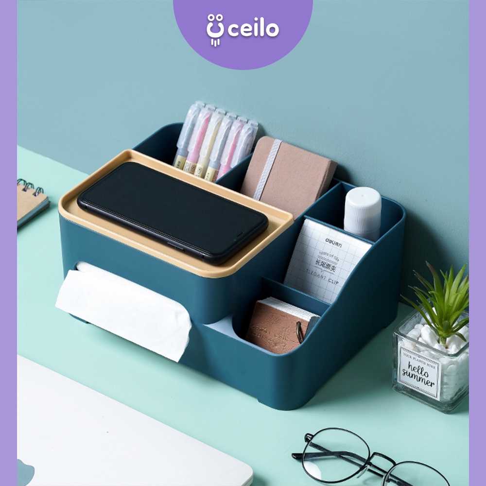 Jual CEILO Tempat Tisu Rak Kosmetik Rak Make Up | Tempat Tissue ...