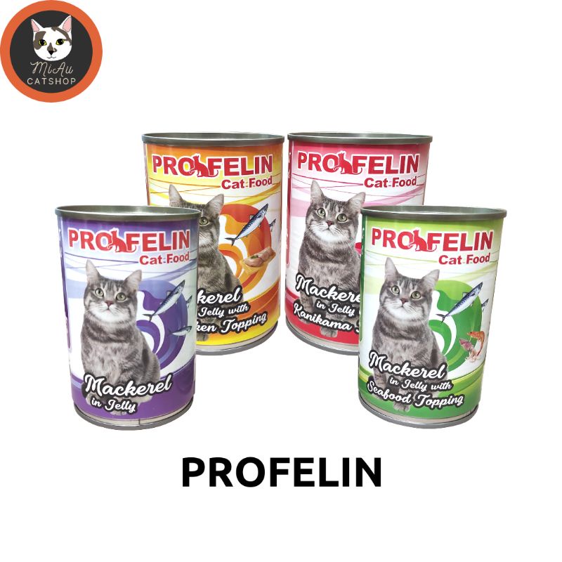 Jual Profelin can wet food makanan basah kucing kaleng 400 gr | Shopee ...