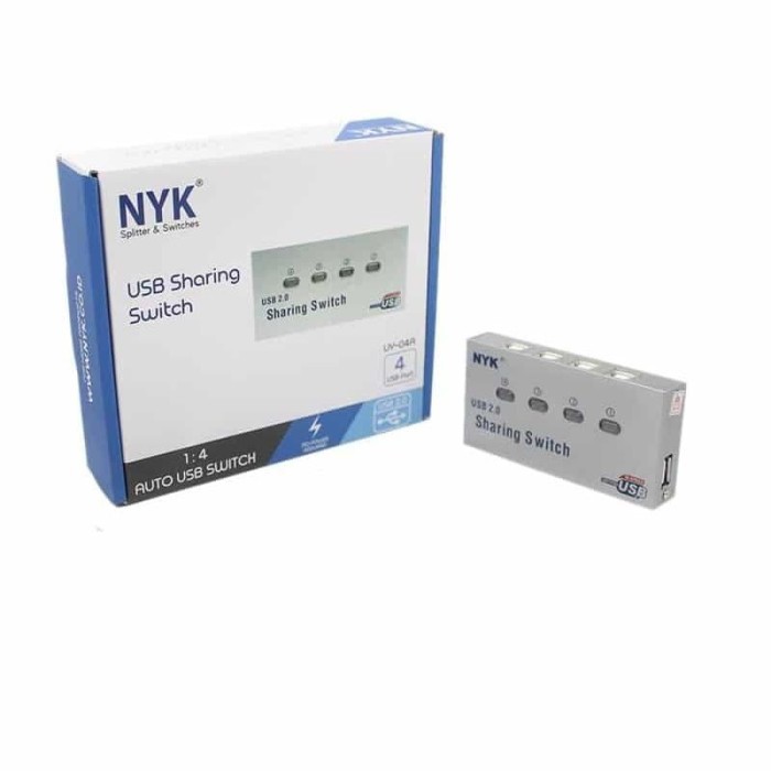 Jual Printer Switch NYK 4 Port / Printer Switch 4Port / Sharing Printer | Shopee Indonesia